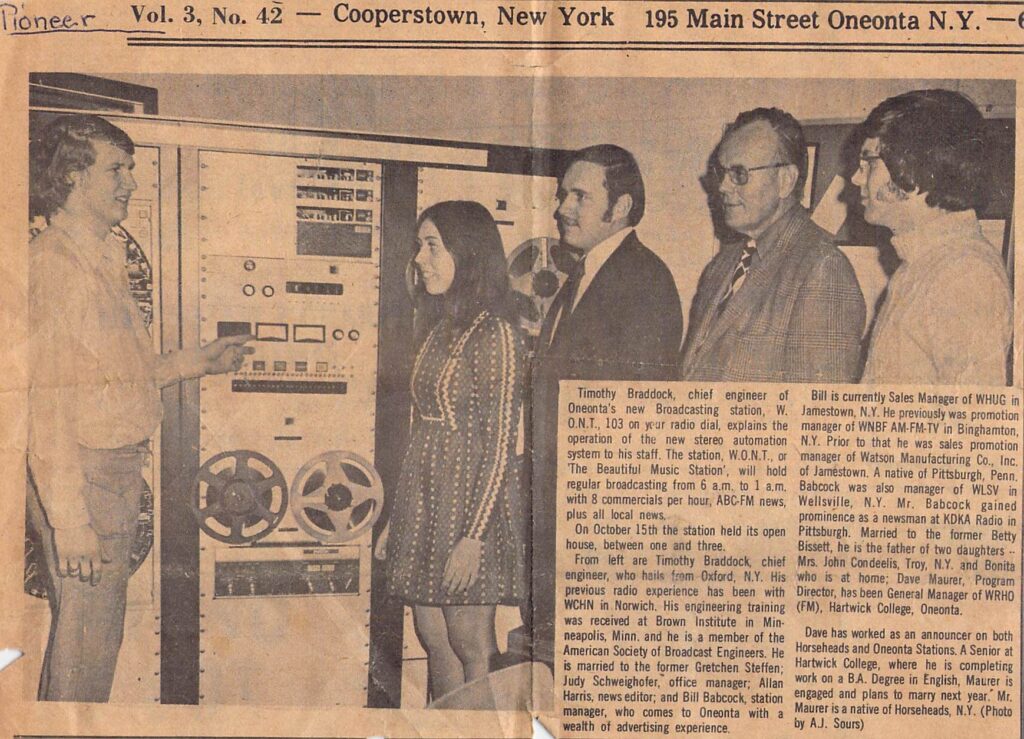 Blast From The Past: Timothy Braddock, 1972 - Radio Ink