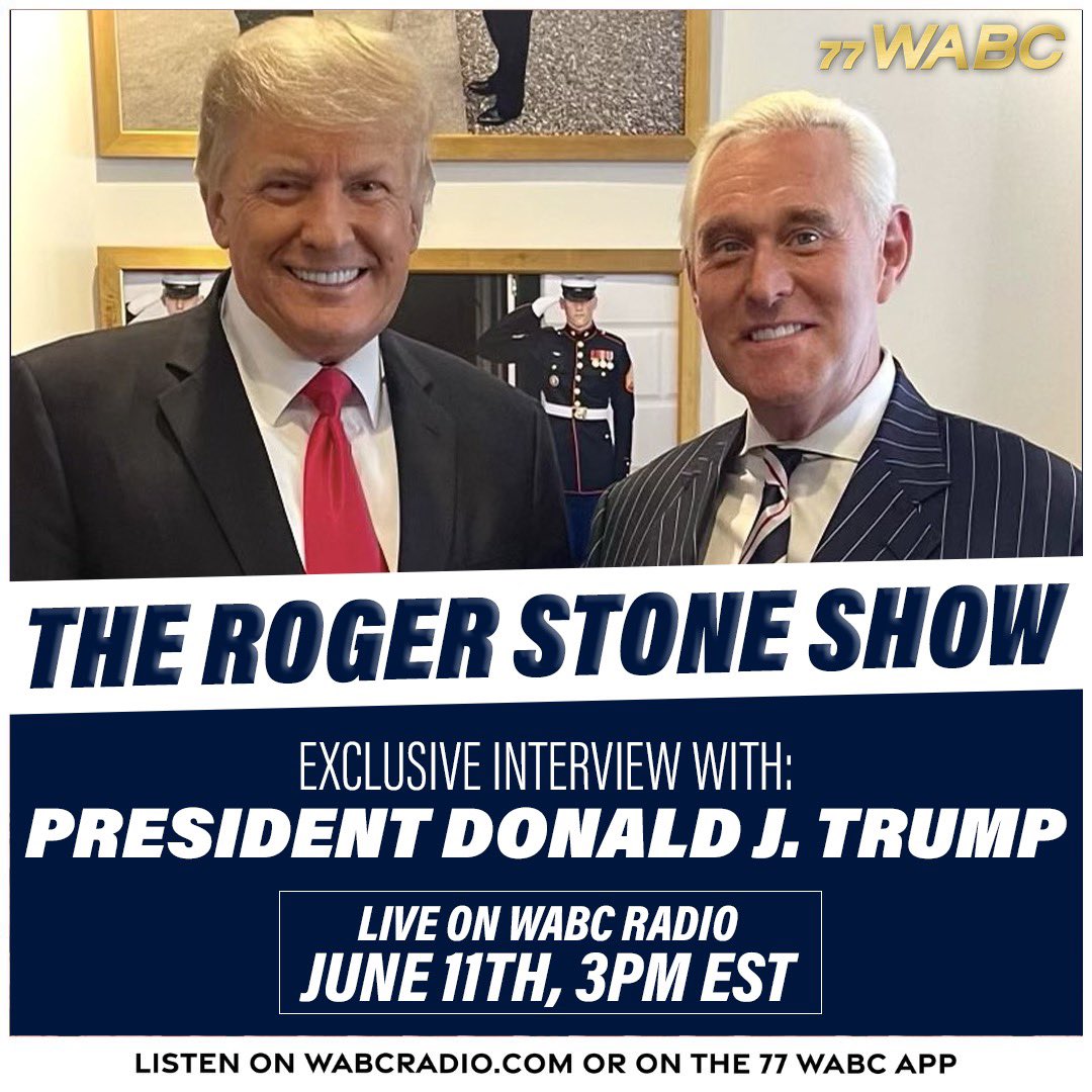 Roger Stone Show Debuts On WABC With Trump - Radio Ink